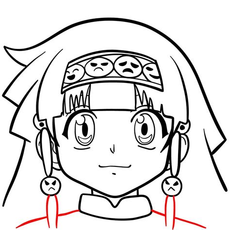 How To Draw Alluka Zoldyck Sketchok Easy Drawing Guides