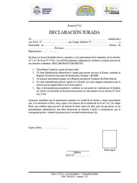 Anexos Apertura Escal Pdf Documento De Identidad Justicia