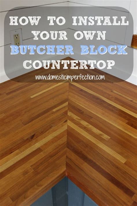 Installing Butcher Block Countertops Artofit