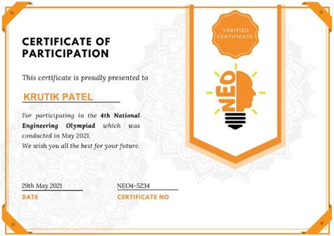 krutik patel on linkedin engineering certification olympiad