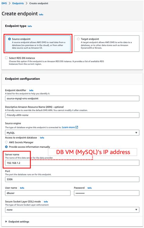 Migrate From Mysql Running On Vmware Cloud On Aws To Amazon Aurora