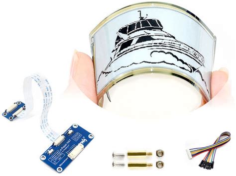 GetUSCart 2 9inch Flexible E Ink Display HAT For Raspberry Pi 4B 3B 3B 2B Zero Zero W Zero WH