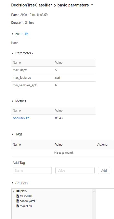 Mlflowを使用して機械学習モデルをバージョン管理する