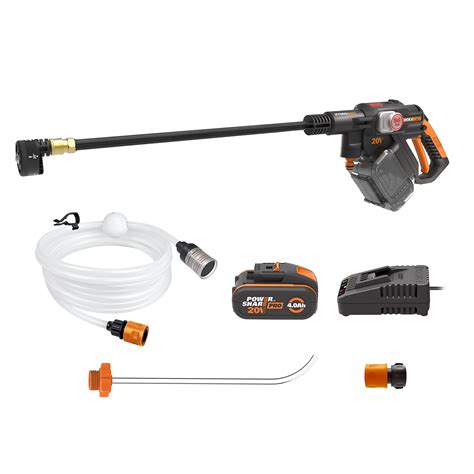 WORX Nitro HydroShot WG633E 20V High-Flow Cordless Portable Pressure ...