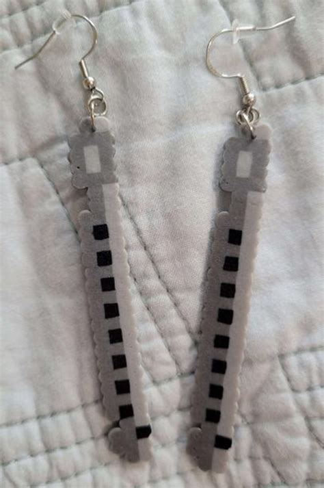 Flute Perler Earrings By Arthropodgirl Kandi Photos On Kandi Patterns