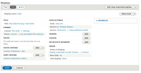 Adding Rss Feed View Drupal Answers