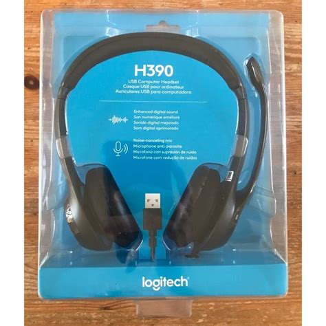Logitech Headphones New Logitech H39 Usb Computer Headset Noise Cancelling Mic Conference