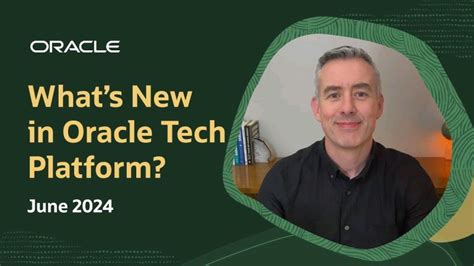 Ben Greenberg On Linkedin Whats New In Oracle Tech Platform June