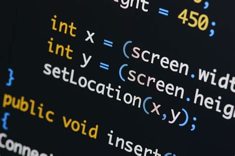 Real Java Script Code Developing Screen Programing Workflow Abstract
