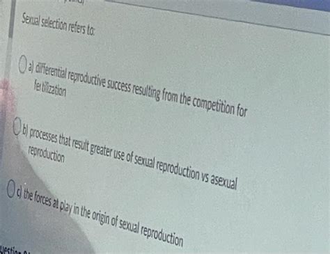 Solved The Red Queen Hypothesis Proposes That Sex Is