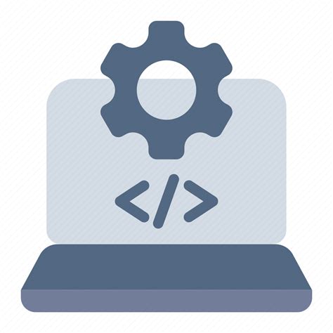 Software Coding Programming Laptop Setting Engineering Construction Icon Download On
