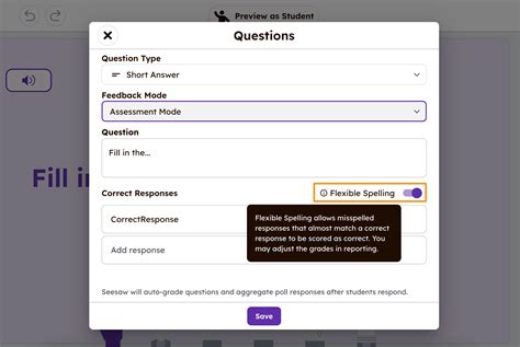 Utilising Free Response Evaluation Seesaw Help Centre