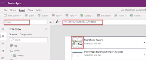 How To Display Images From A Sharepoint Online Library In Powerapps
