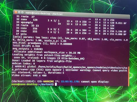 Jetson Nano Cannot Open Display When Run Yolov4 Tiny Jetson Nano