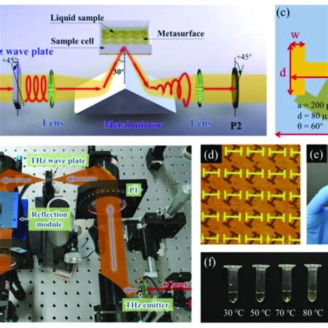 A Schematic Diagram Of The Thz Experimental Configuration B Download Scientific Diagram
