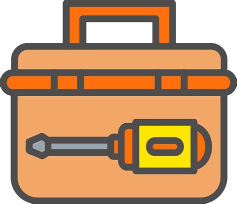 Tool Box Vector Icon 15556785 Vector Art At Vecteezy