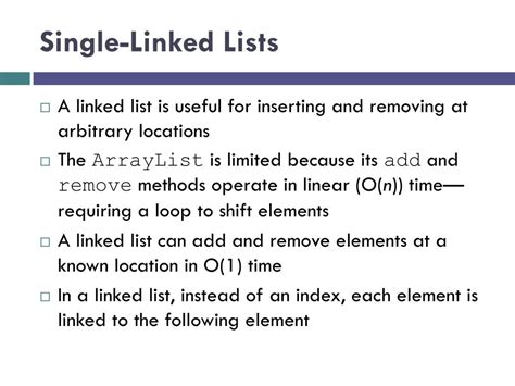 PPT Single Linked Lists PowerPoint Presentation Free Download ID 2191360