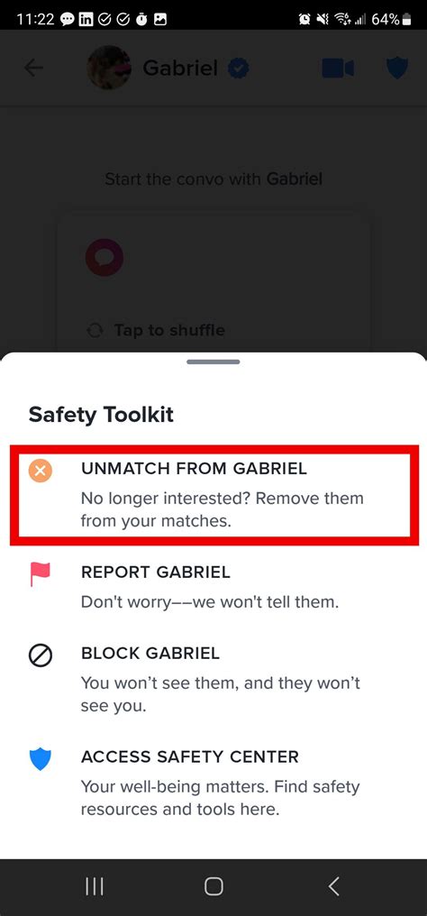 Tinder How To Unmatch