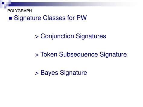 ppt polygraph automatically generating signatures for polymorphic worms powerpoint