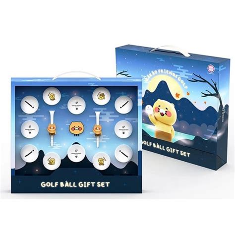 카카오프렌즈 골프 기프트 세트 12개티꽂이볼마커 에누리 가격비교