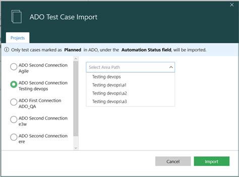 Ado Integration Leapwork Documentation