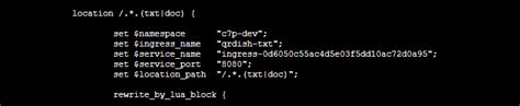 How To Config Regex Location With · Issue 4112 · Kubernetesingress Nginx · Github
