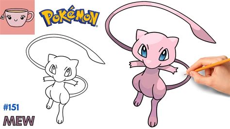 Cute Mew Drawing