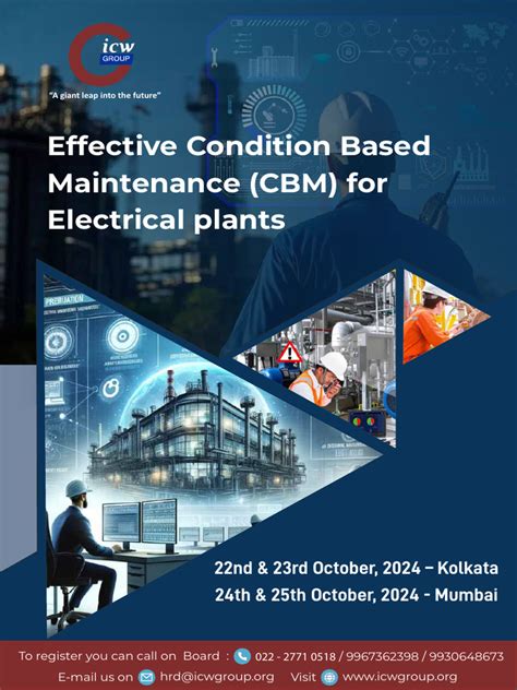 Effective Condition Based Maintenance Cbm For Electrical Plants Pdf Electrical Engineering