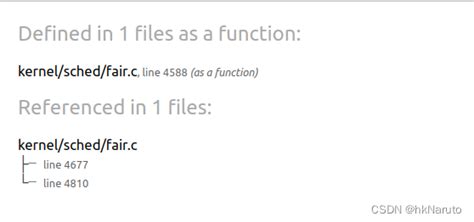 利用在线linux内核代码阅读分析网站linux Kernel Map分析cfs调度器代码调用链路linux源码在线阅读 Csdn博客