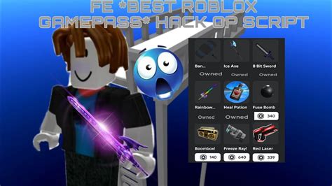 Fe Best Roblox Gamepass Hack Op Script Youtube