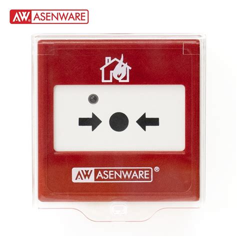 Lpcb Approved Addressable Fire Alarm System Manual Call Piont For Factory Red Wire Manual Pull