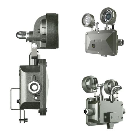 2 3W IP66 Atex CE RoHS Rechargeable Two Head Exit Light Explosion Proof Emergency Illumination