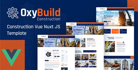 Oxybuild Vue Js Construction Template Using Nuxt Js Gplcodenet