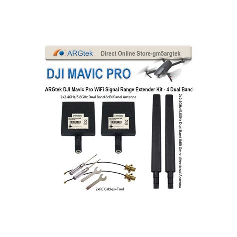DJI Mavic Pro Spark ARGtek WiFi Range Extender Antenna
