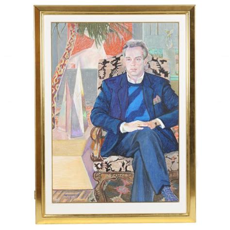 Seated Portrait Of Joe Rowand Signed Rogers Lot 3009 Modern Art And Designmay 27 2021 10 00am