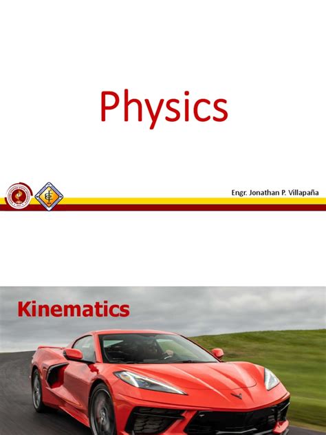 Lesson 2 Kinematics Part 1 Pdf Velocity Kinematics