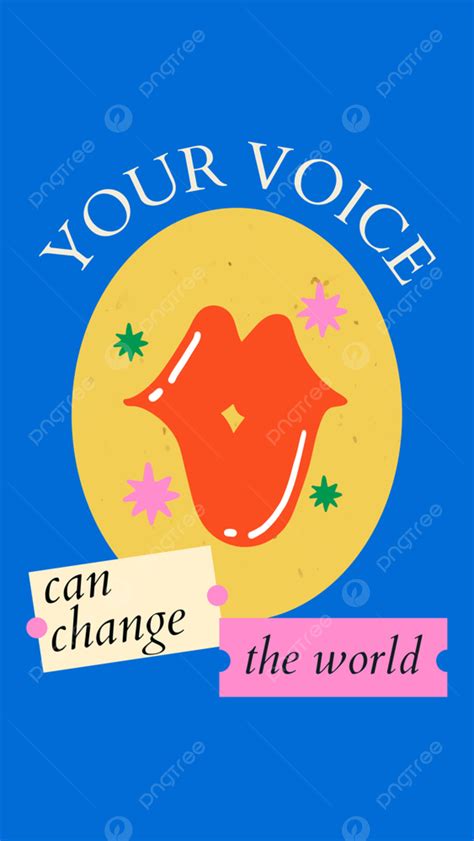 Pop Art Lips Frame Template Vector Funky Blue Feminine Png And