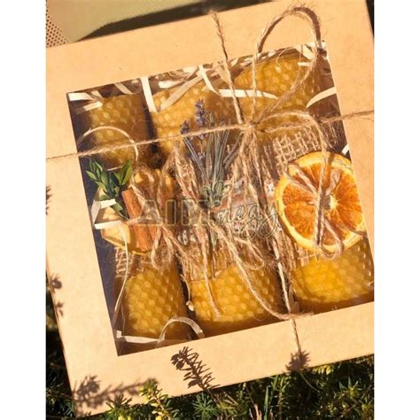 Подарунковий набір Ароматні свічки купити Дім меду