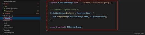 Element Ui Button Group 源码分享el Button Group Csdn博客