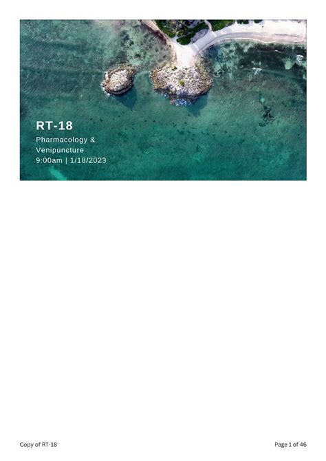 Copy Of RT 18 RT 18 Radiologic Sciences Studocu