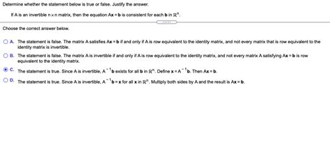 Solved Determine Whether The Statement Below Is True Or Chegg