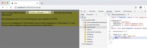 how to debug an angular cli app with the custom webpack builder