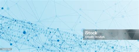 신경총 효과와 기술 배경 빅 데이터 개념 바이너리 컴퓨터 코드입니다 벡터 그림입니다 0에 대한 스톡 벡터 아트 및 기타 이미지 Istock