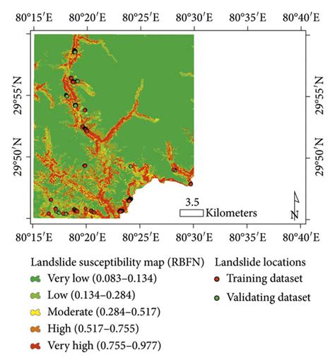 Landslide Susceptibility Maps Generated Using The Lda A Lr B And Download Scientific