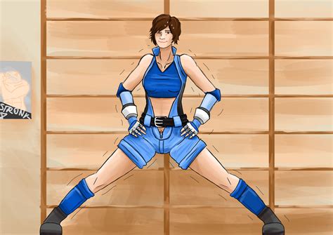 Doing Splits By Zajacek On Deviantart