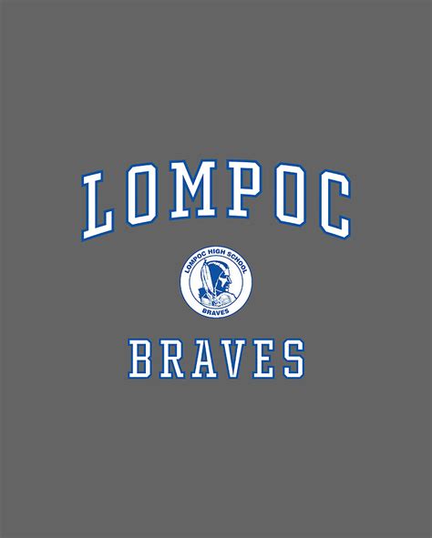 Lompoc High Logo Lompoc Braves 2019 Division 5 Southern Section High
