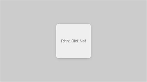 Custom Right Click Context Menu Using Html Css And Javascript