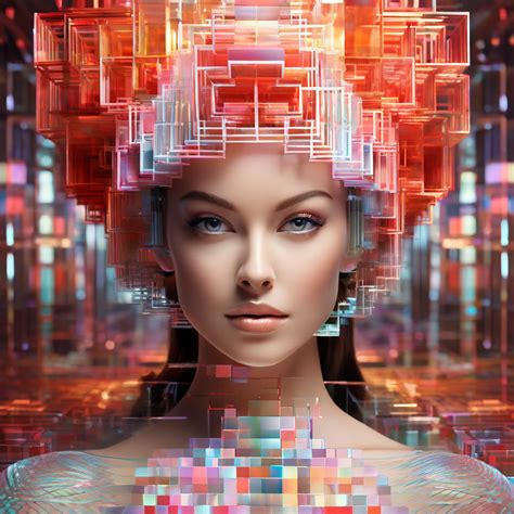 Create A Mesmerizing 3d Cube Where Rows Of A Quantum Grid Da By Ys