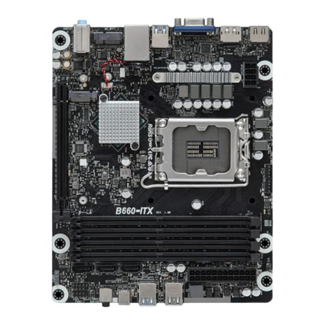 Asrock B660 Itx User Manual Pdf Download Manualslib