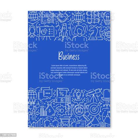 비즈니스 관련 개체 및 요소 손으로 그린 벡터 낙서 일러스트 레이션 컬렉션 포스터 다른 비즈니스 개체와 커버 템플릿 0명에 대한 스톡 벡터 아트 및 기타 이미지 Istock